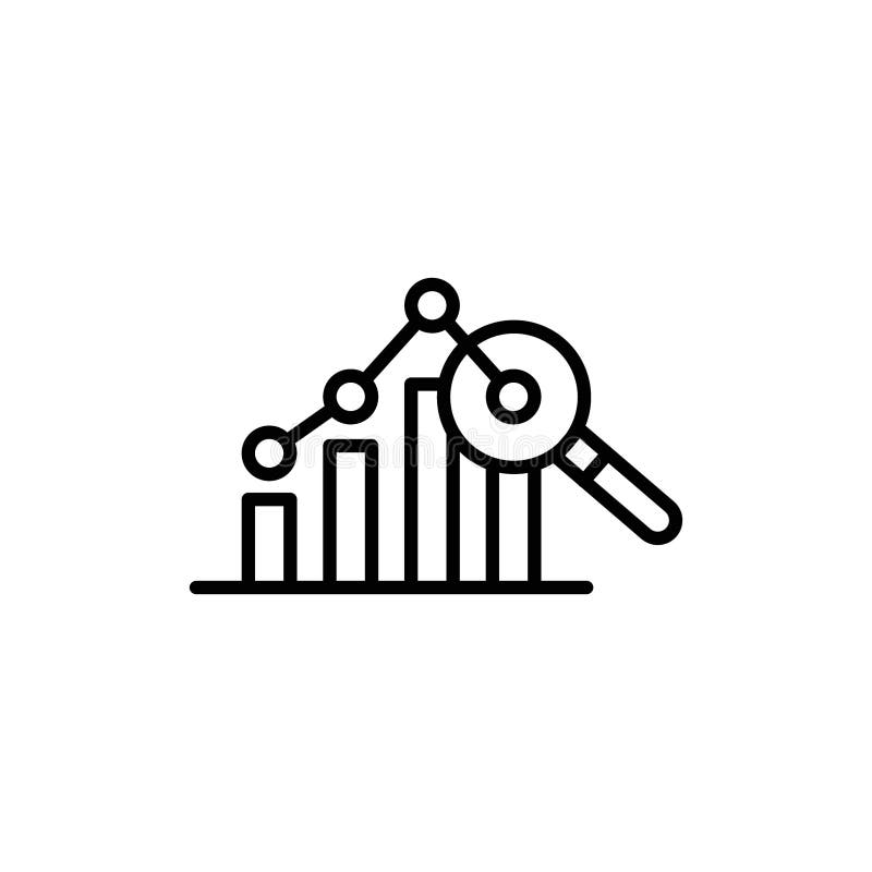 Data analytics icon stock vector. Illustration of design - 330179101
