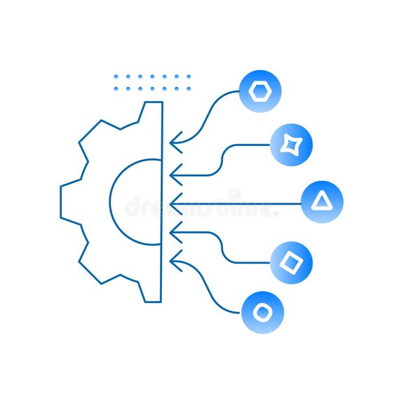 Data Transformation Icon. Data Mapping Icon, Data Normalization Symbol ...