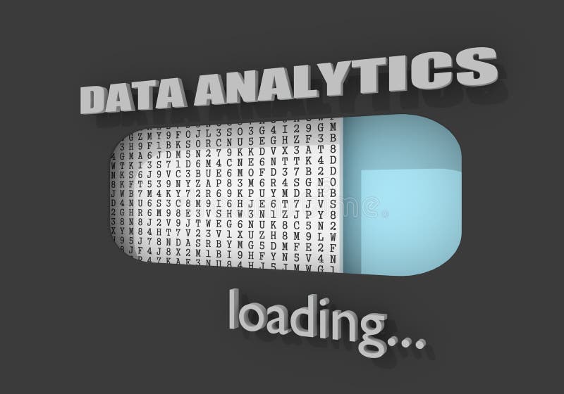 Data Analytics Loading. Concept of Internet Technology Stock ...