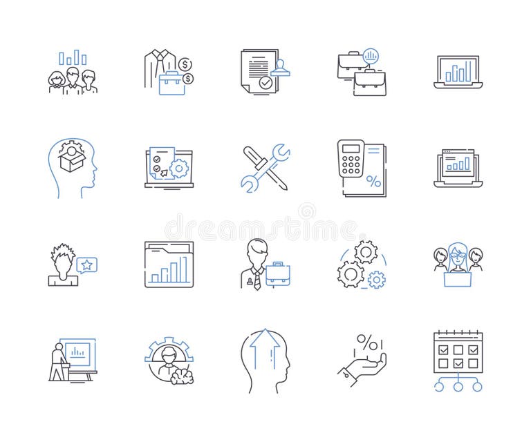Data Analytics Outline Icons Collection. Data, Analytics, Science ...