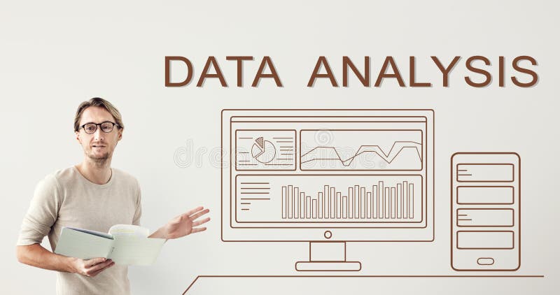 Data Analytics Progress Summary Computer Concept Stock Photo - Image of ...