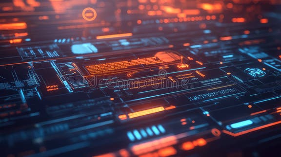 Data Analyzing Advanced Credit Score Report Structure Stock ...