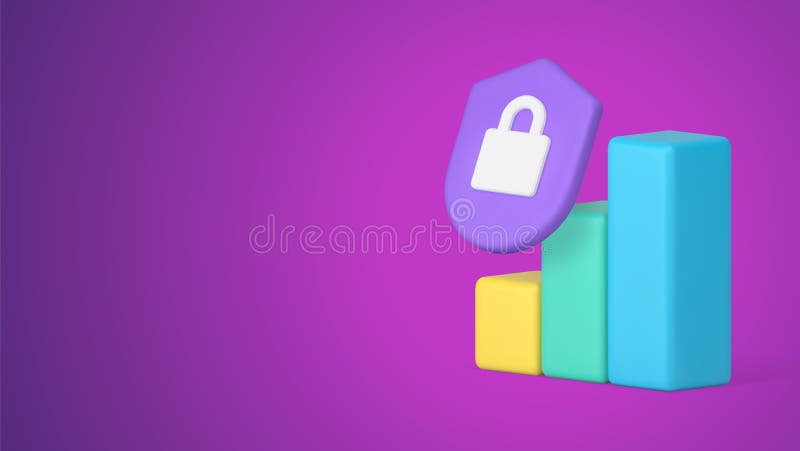 Data Analyzing Protection Guarantee Chart Information Management 3d ...