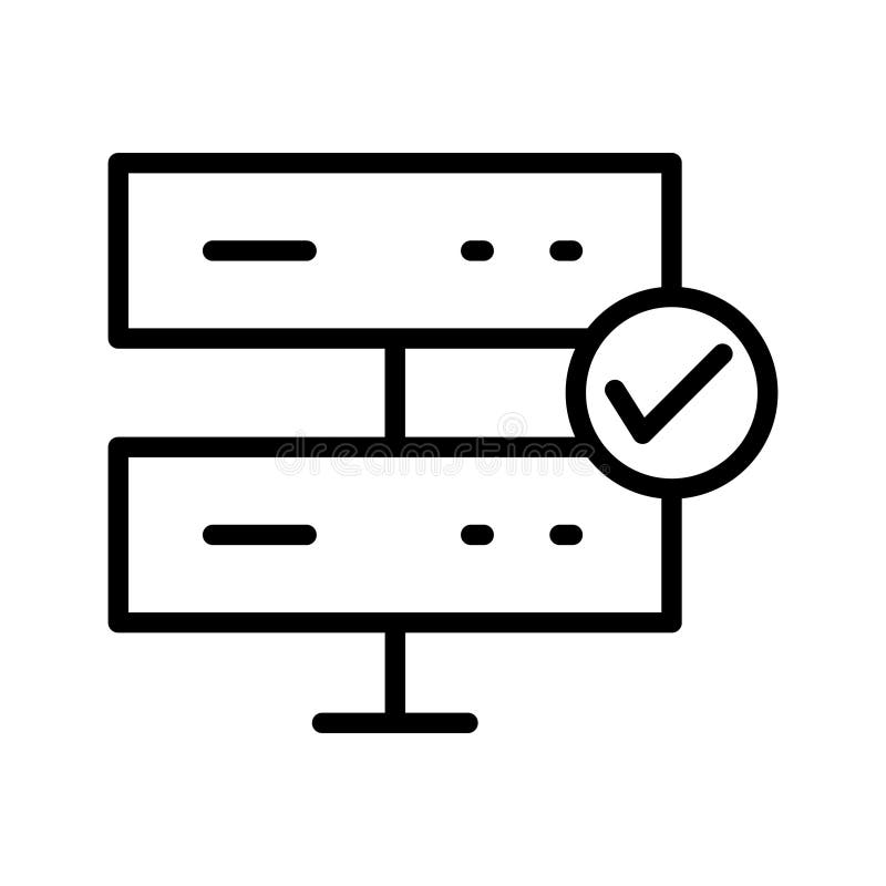 Data Approval Vector Icon Which Can Easily Modify or Edit Stock Vector ...