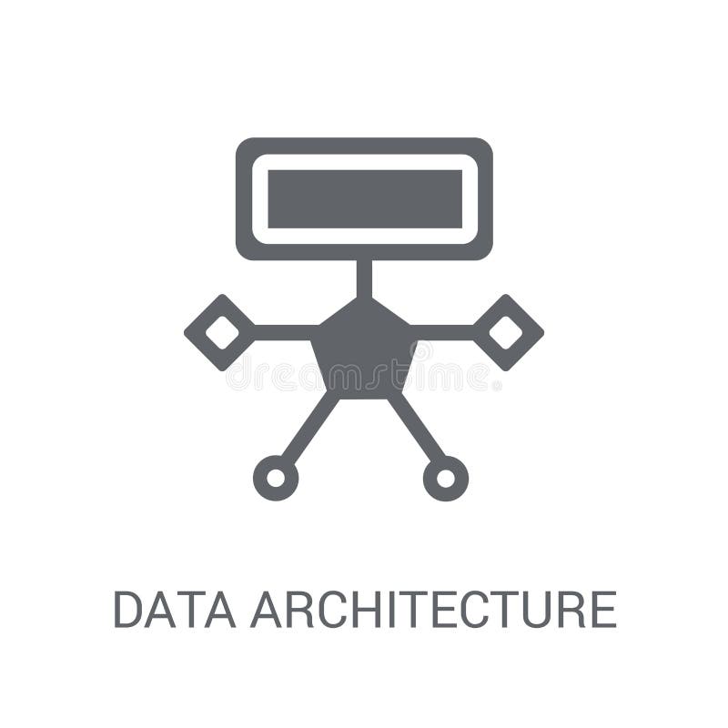 Data Architecture Icon. Trendy Data Architecture Logo Concept on Stock ...