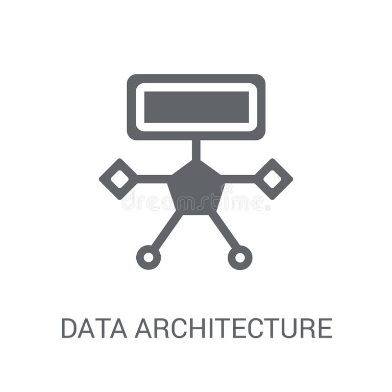 Data Architecture Icon. Trendy Data Architecture Logo Concept on Stock ...