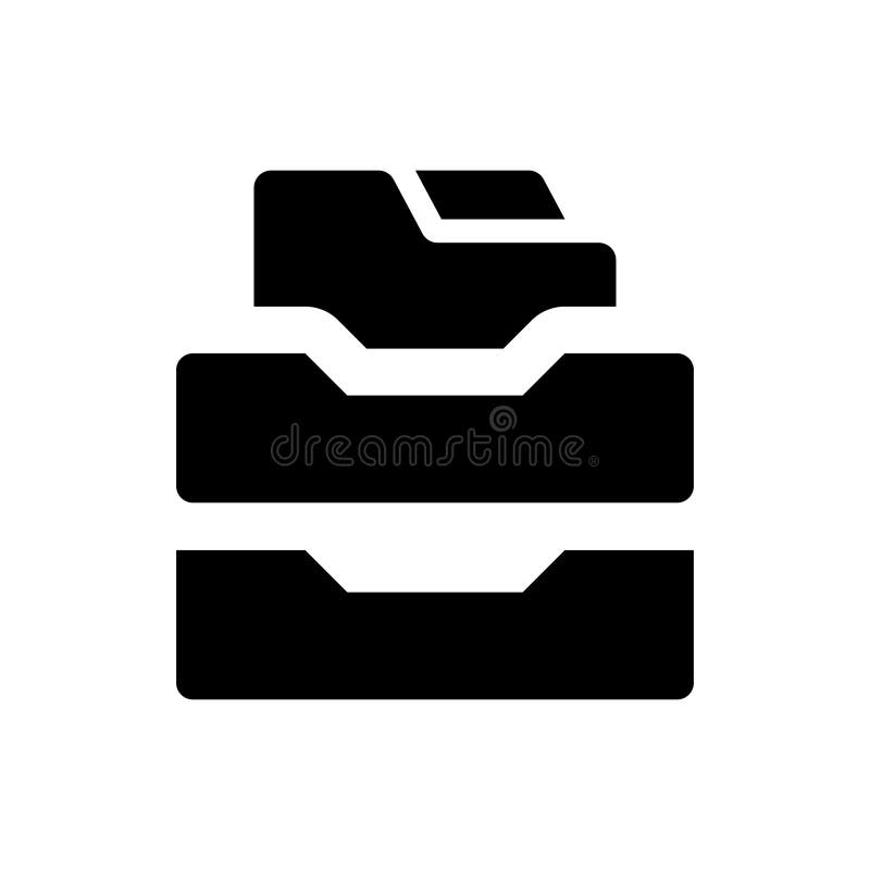 Data archive icon stock vector. Illustration of archive - 223996524