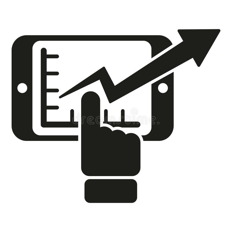 Data Arrow Icon Simple Vector. Business Research Stock Vector ...