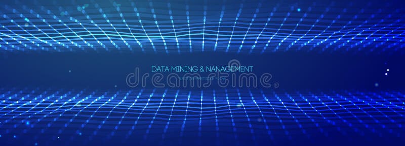 Data Background Abstract Concept Vector Tech Science Funnel Blue Flow ...