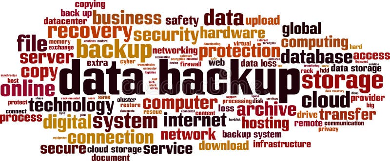 Data recovery word cloud stock vector. Illustration of media - 278559808