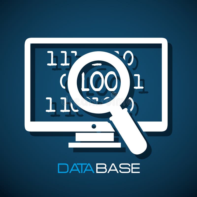 Data base design stock illustration. Illustration of icon - 67616008