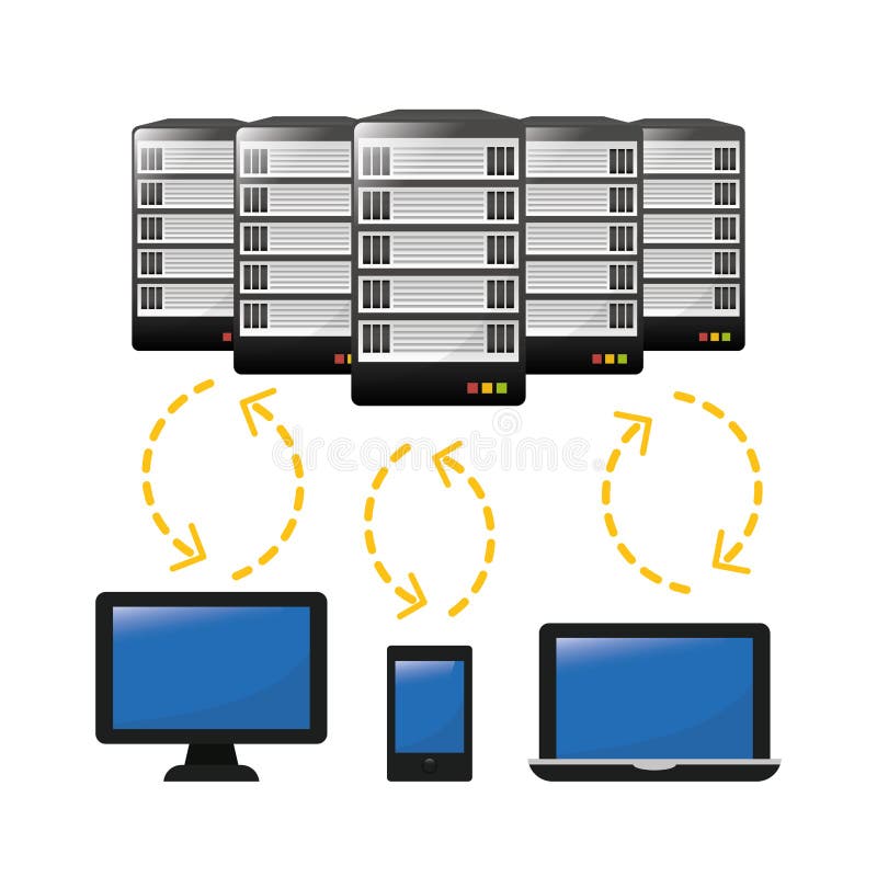 Data base design. stock illustration. Illustration of computing - 59908845