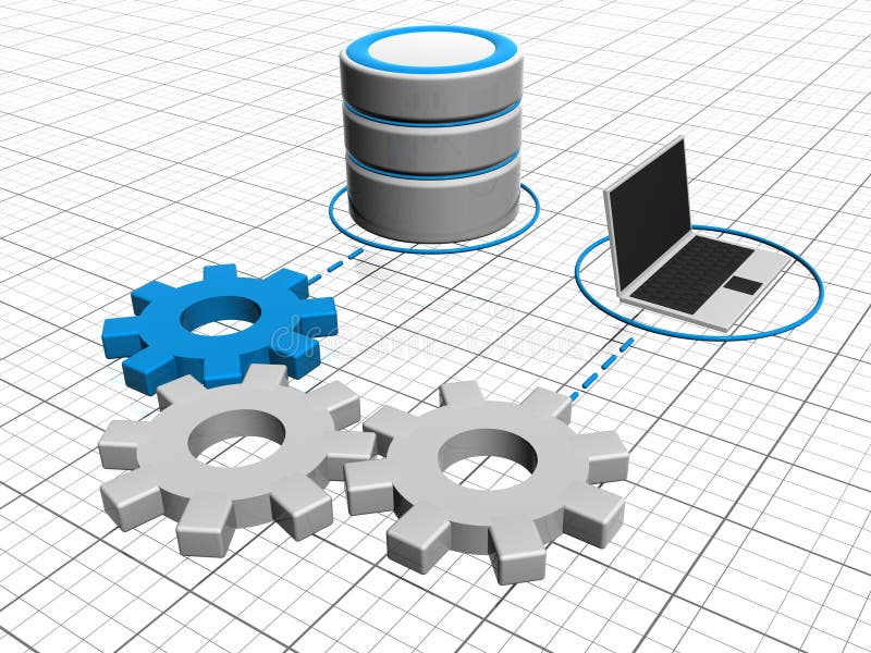 Data base icon stock illustration. Illustration of network - 49066348