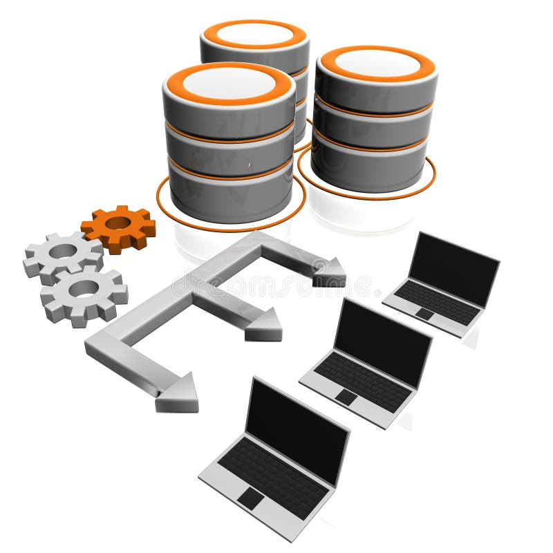 Data base icon stock illustration. Illustration of silver - 49066492