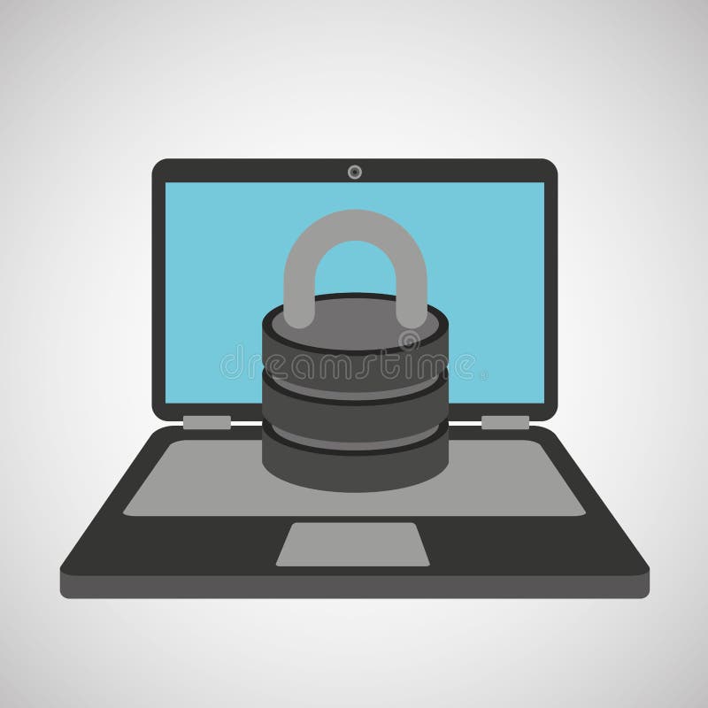 Data Base Security System Technology Stock Vector - Illustration of ...