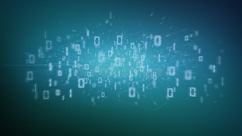 Binary cloud computing stock vector. Illustration of code - 32373288