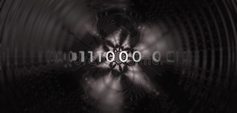 Data Binary Code 000111 Abstract Stock Illustration - Illustration of ...