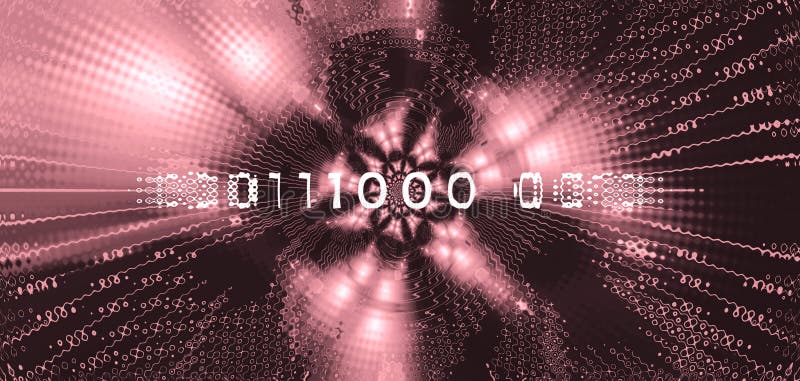 Data Binary Code 000111 Abstract Stock Illustration - Illustration of ...
