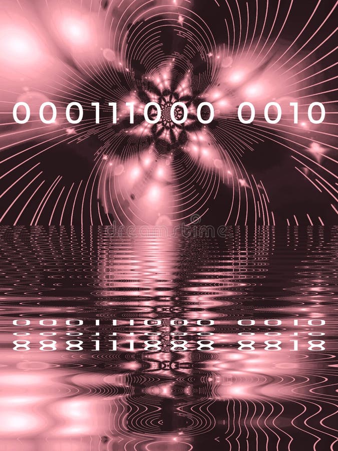 Data Binary Code 000111 Abstract Stock Illustration - Illustration of ...