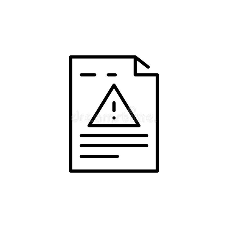 Data breach Icon stock illustration. Illustration of scam - 373566114