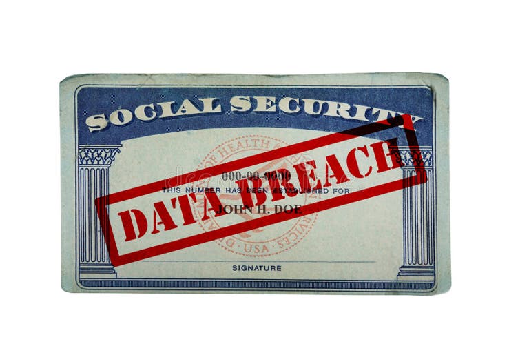 Data breach ID card stock image. Image of private, stolen - 58796893