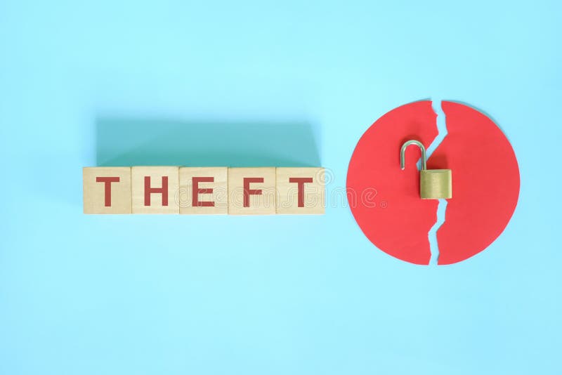 Data Breach and Information Theft Concept. Creative Composition with ...