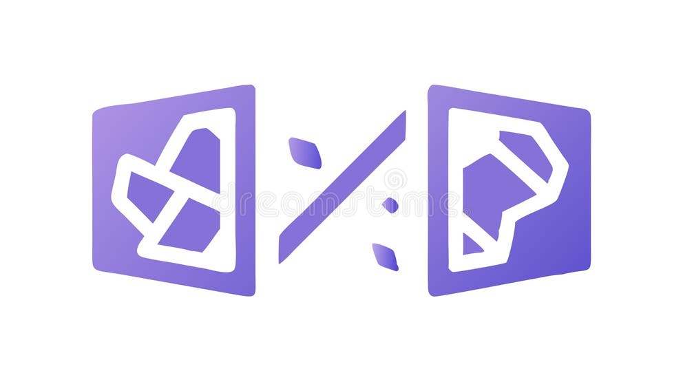 Data Breach System Fragmentation: Digital Breakdown, Vector Design ...