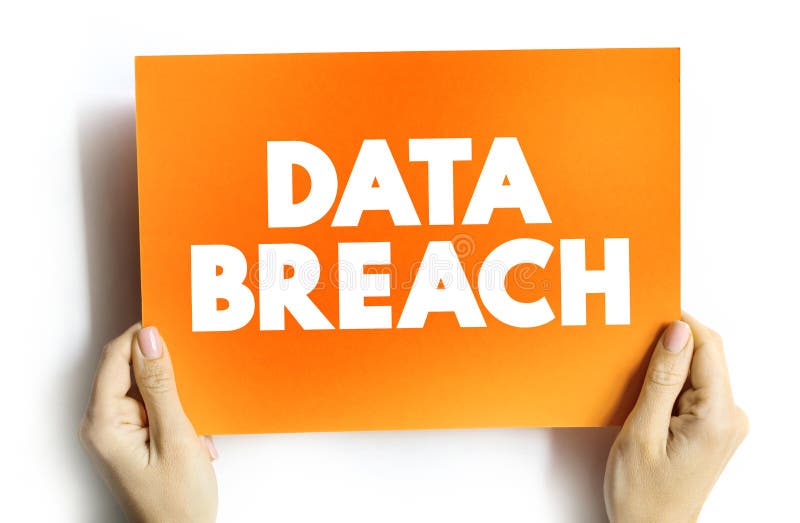 Data Breach Text Quote Technology Concept Background Stock Photos ...