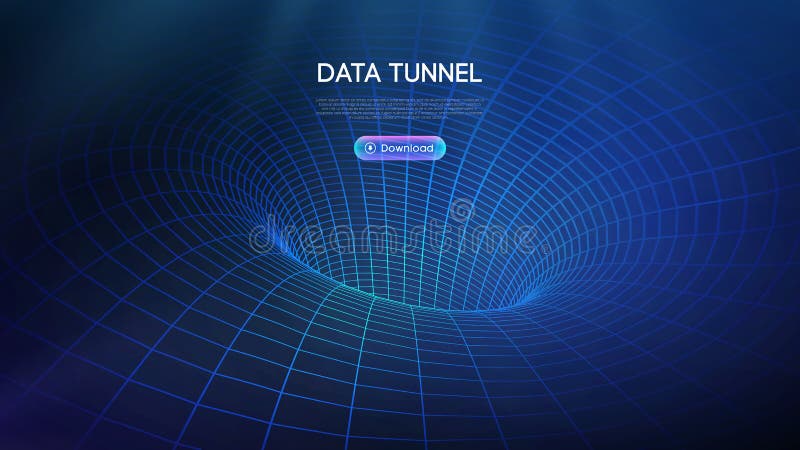 Data Bridge Vector Illustration. Traffic Big Data and Data ...