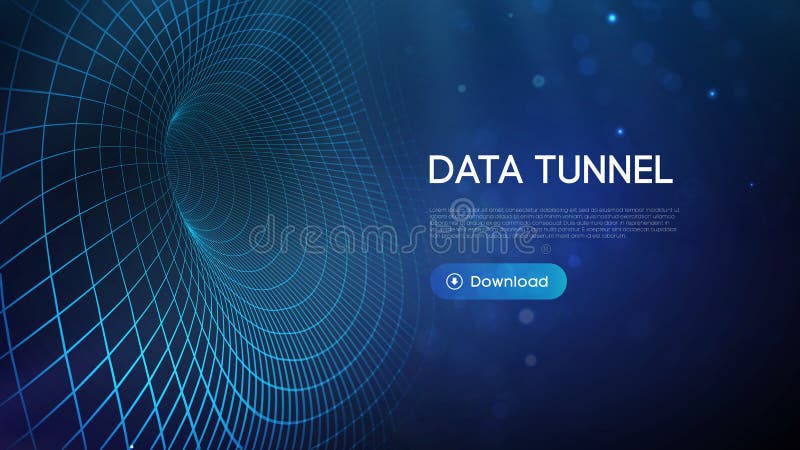 Data Bridge Vector Illustration. Traffic Big Data and Data ...