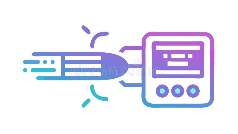 Data Bullet with Information Screen for Fast Data Transfer Concept ...
