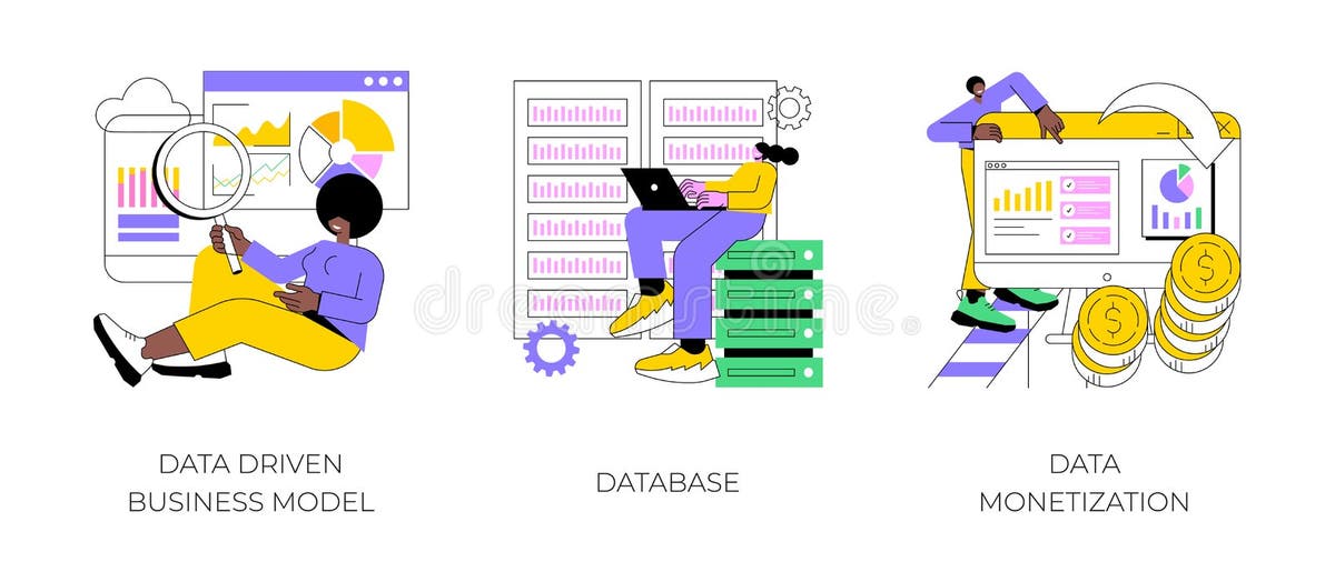Data Driven Icon Set Stock Illustrations – 126 Data Driven Icon Set ...