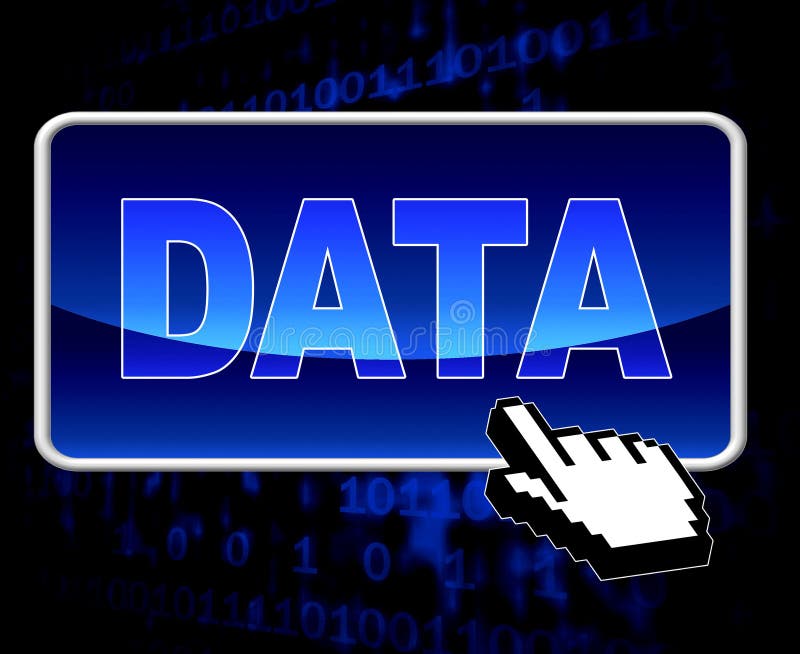 Facts Button Displays True Information and Data Stock Illustration ...