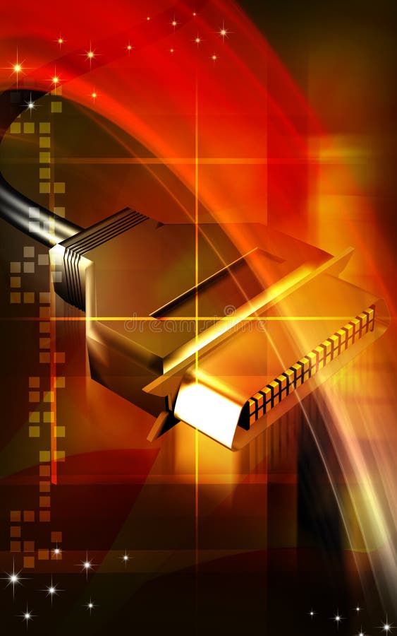 Data cable stock illustration. Illustration of interface - 7608914