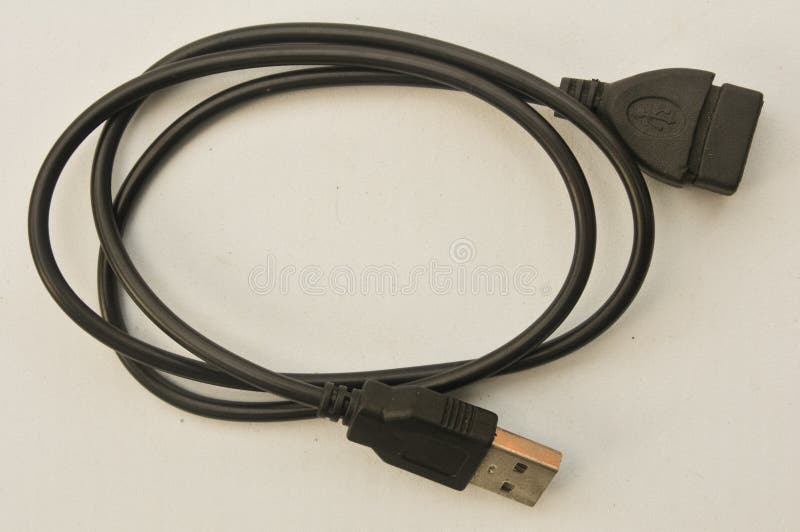 Data Cable of Computer USB stock vector. Illustration of digital ...