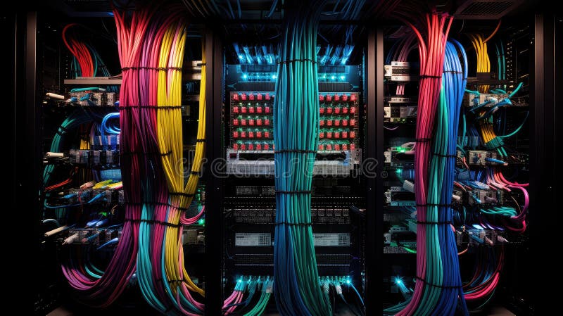 Data cable to cloud stock illustration. Illustration of center - 319440100