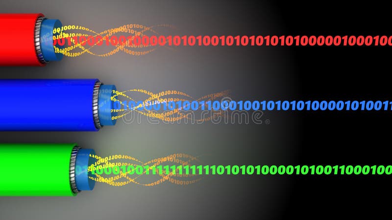 Optic fiber stock illustration. Illustration of abstract - 37794091