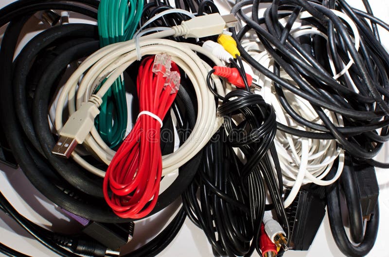 Different Data Carriers. Technological Advancement. Stock Image - Image ...