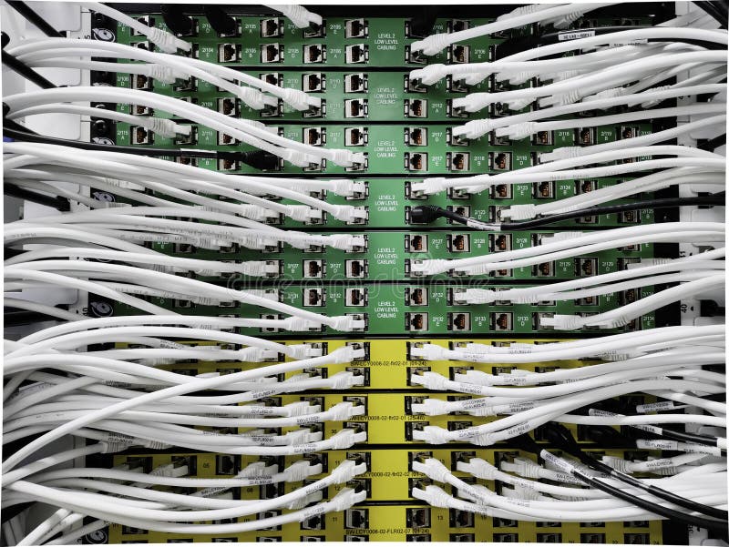 Data Cables stock photo. Image of centre, building, room - 324454898