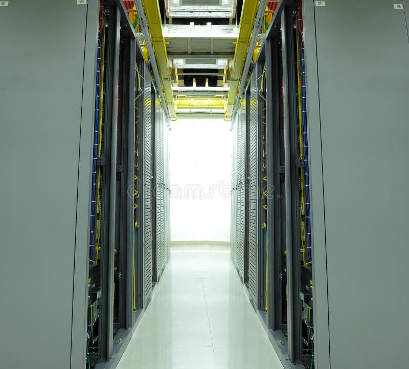 Data Center Rack and Stacks Stock Photo - Image of future, cable: 37138454