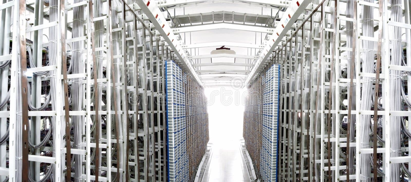Data center stock photo. Image of power, data, cables - 10636062