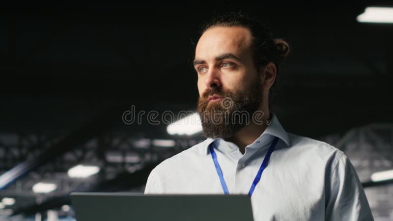 Data Center Admins Monitoring Artificial Intelligence LLM Visualization Stock Footage - Video of ...