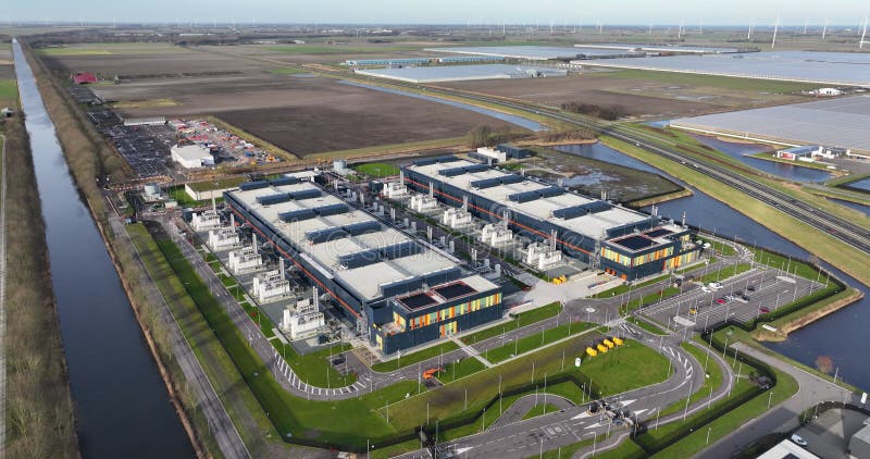 Data Center at Agriport in the Netherlands, Showcasing Infrastructure ...