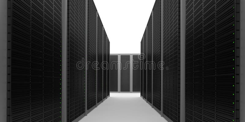 Data Center Aisle stock photo. Image of storage, internet - 55857204
