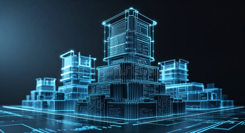 Data Center Architecture Blueprint Cloud Computing Server Room Network ...