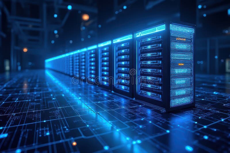 Data Center Architecture and Cloud Computing Integration Stock ...