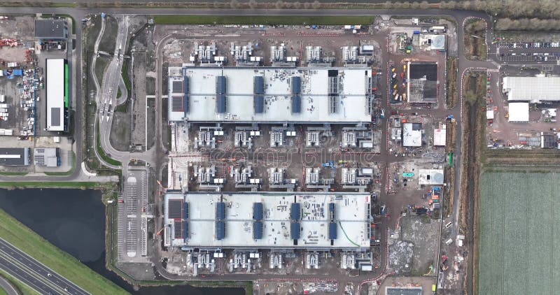 Data Center Being Build, Under Construction, Large Scale Internet ...