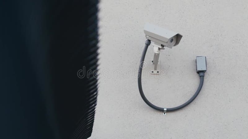 CCTV with Security Icon Floating Around. Stock Video - Video of cctv ...