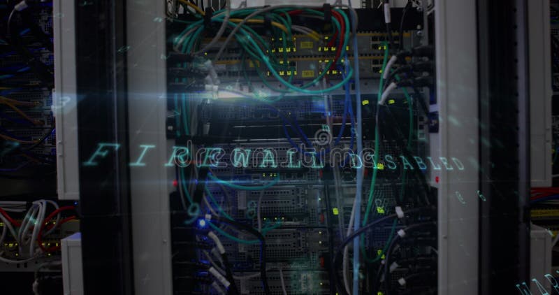 Data Center Cyber Attack 4k Stock Illustration - Illustration of data ...