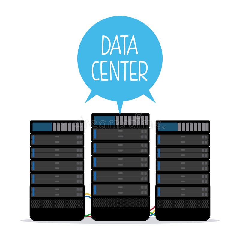 Data center design stock vector. Illustration of computing - 44958390